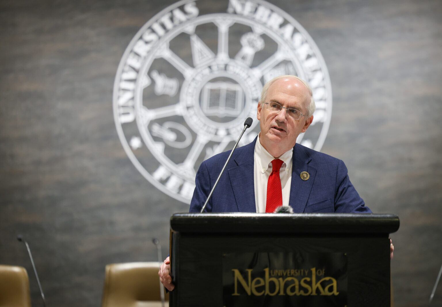 NU president delivers State of the University Address, highlighting ...