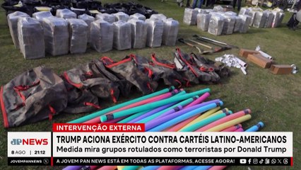 Donald Trump aciona exército dos EUA contra cartéis latin-americanos