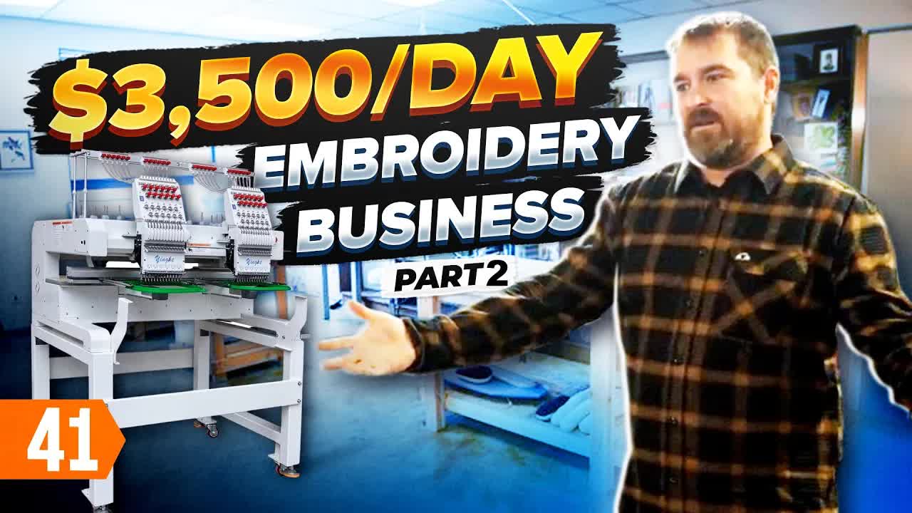 How to start screen printing and embroidery business with a $3,500/day ...