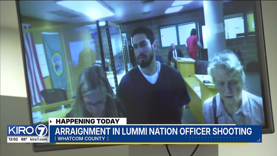 VIDEO: Arraignment in Lummi Nation officer shooting