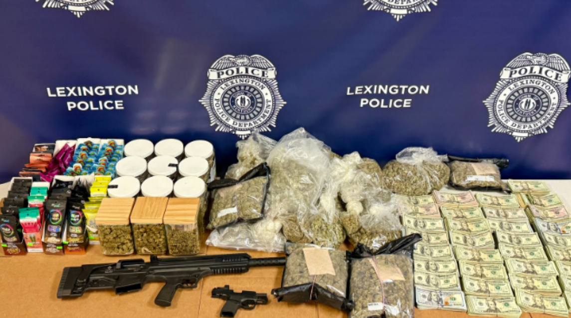 Lexington police seize 600 pounds of marijuana, several guns from vape ...