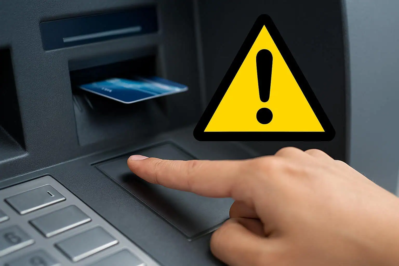 Este sinal no multibanco pode indicar que a máquina está viciada