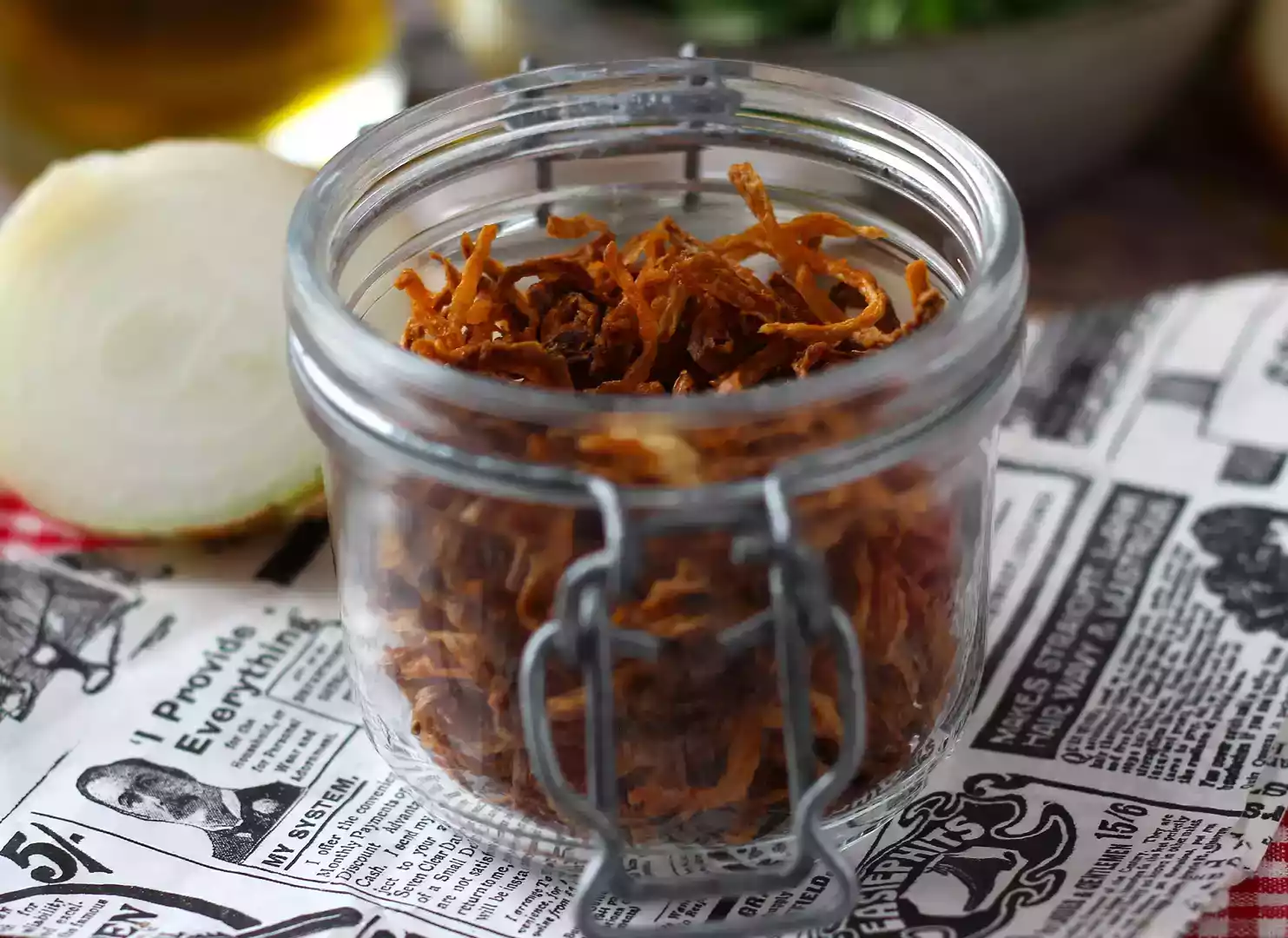 Crispy onions in the airfryer, super crispy and tasty