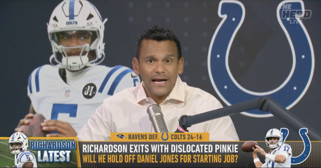 FS1 host blames Colts coach for Anthony Richardson injury