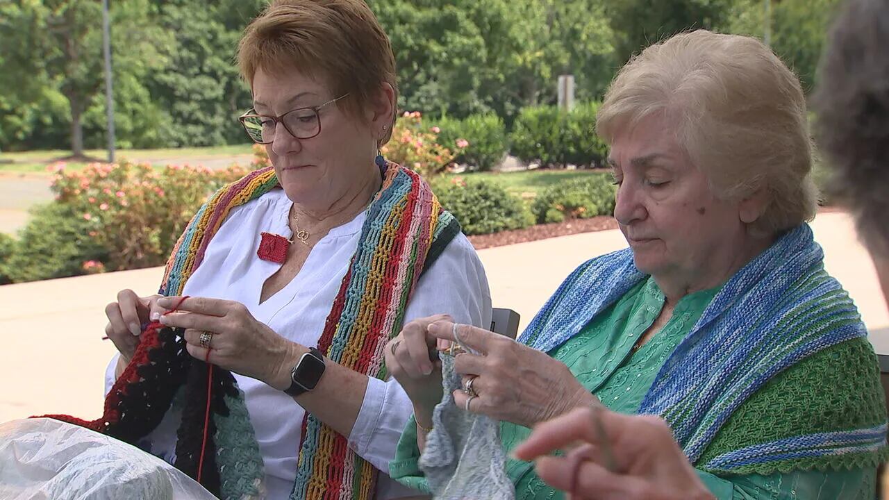 ‘Chicks with Sticks’: Charlotte crafting group donates handmade items ...