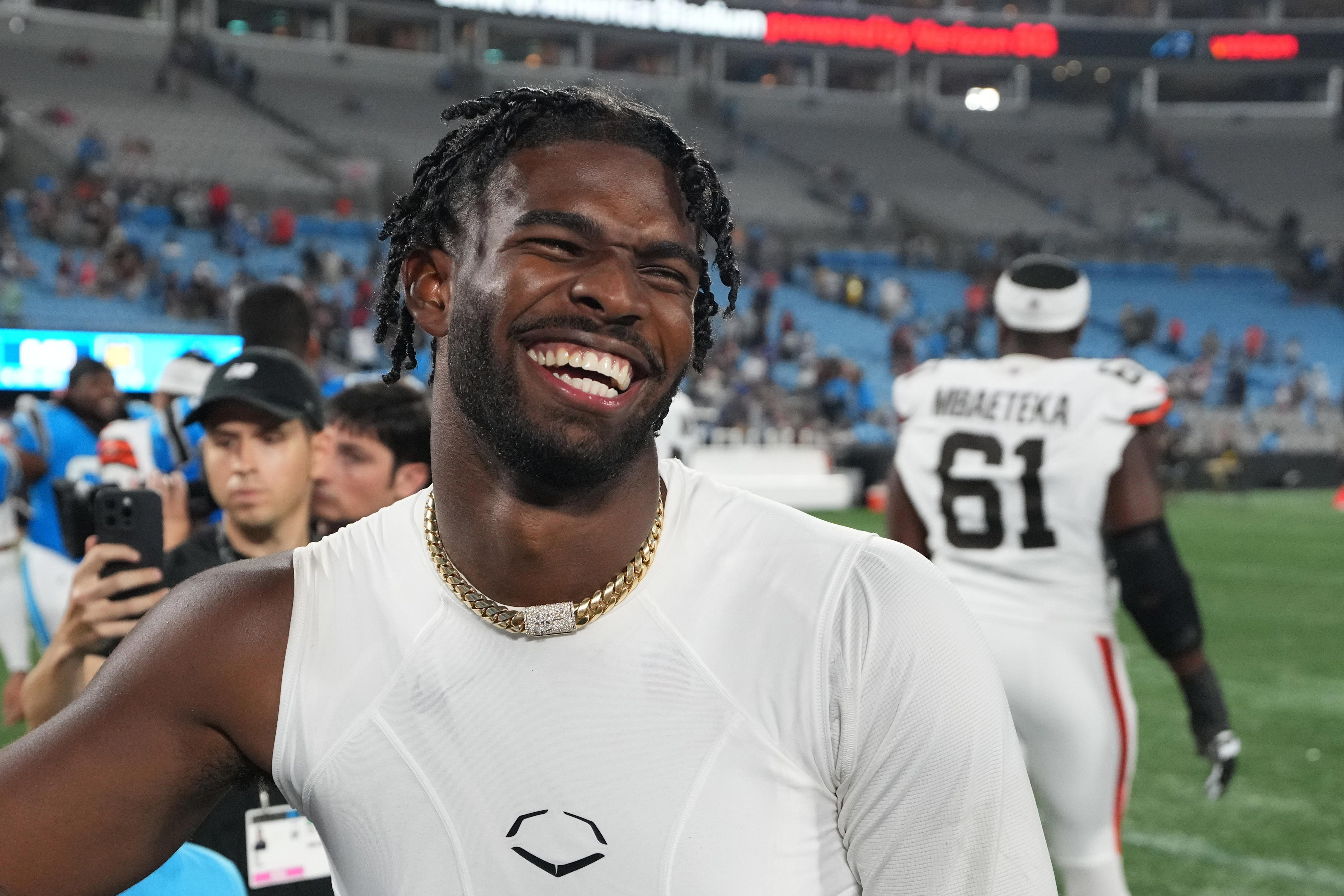 Browns at Panthers preseason game | How quarterbacks Shedeur Sanders ...