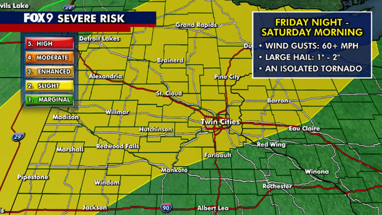 Minnesota weather: Storms bring rain, frequent lightning