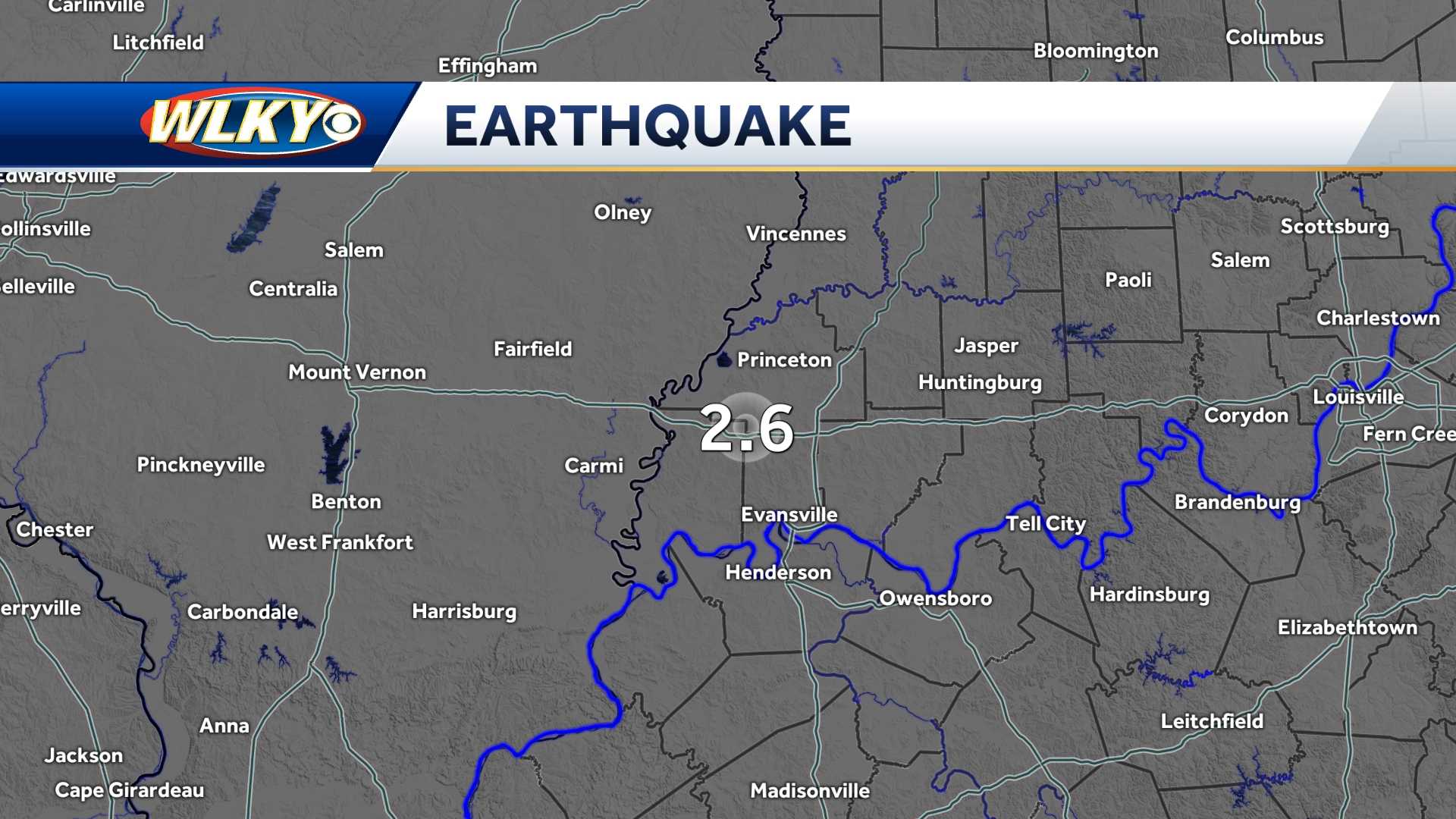 Small earthquake recorded in southern Indiana