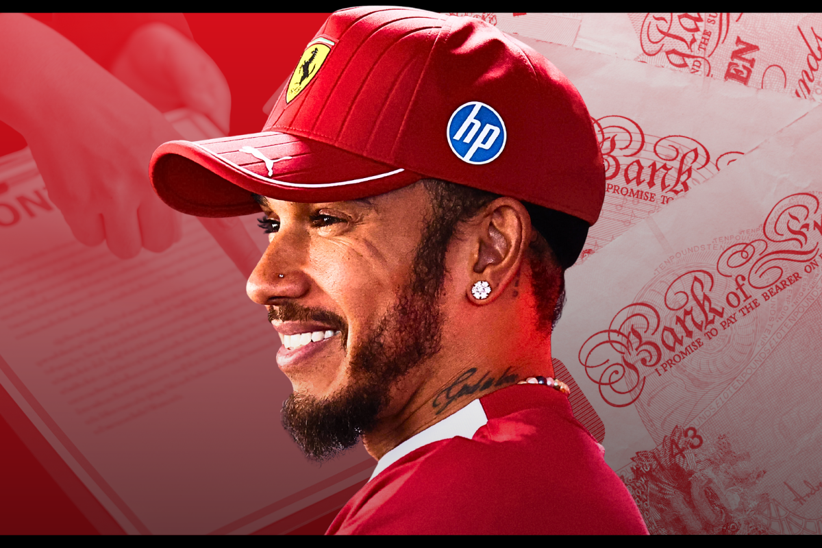 F1 legend Lewis Hamilton reveals the wild location where he signed his ...