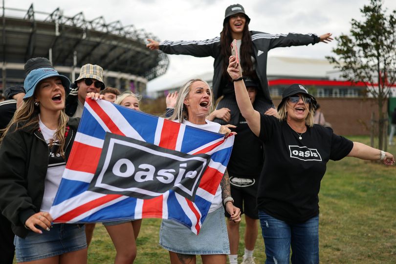 Red Arrows set to soar over Oasis show at Edinburgh Murrayfield Stadium