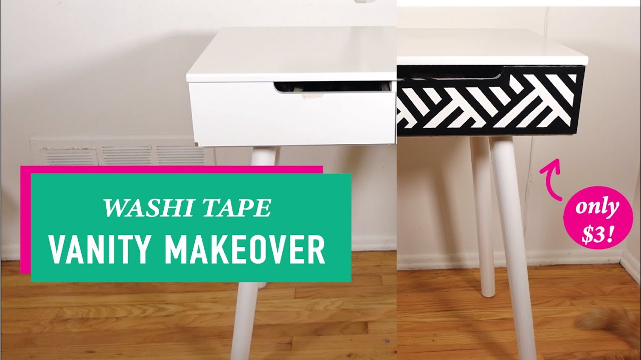 Turn Washi Tape into a $3 Furniture Makeover Without Paint