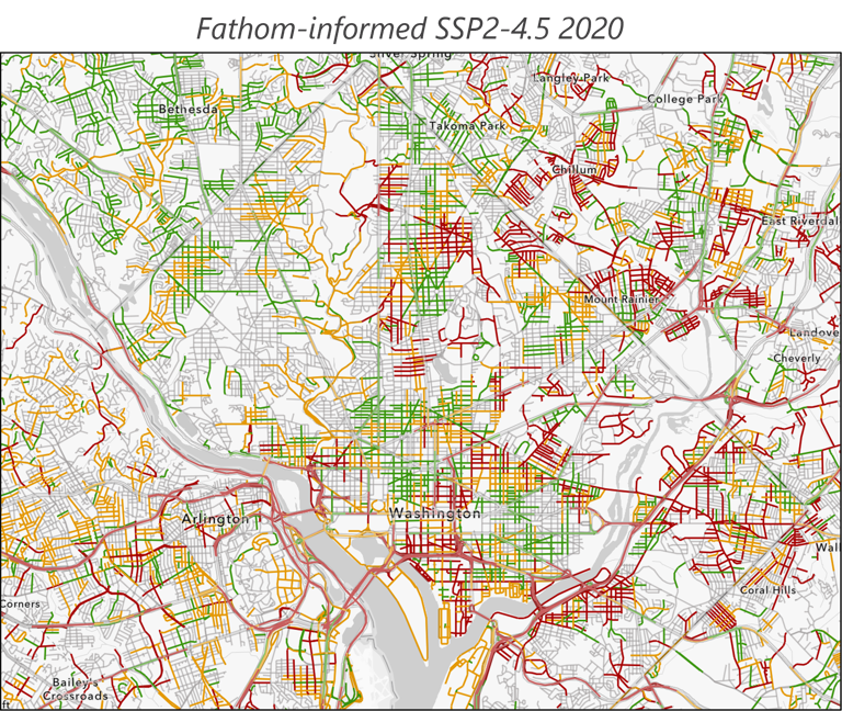 New mapping reveals D.C. region’s growing vulnerability to flood risk