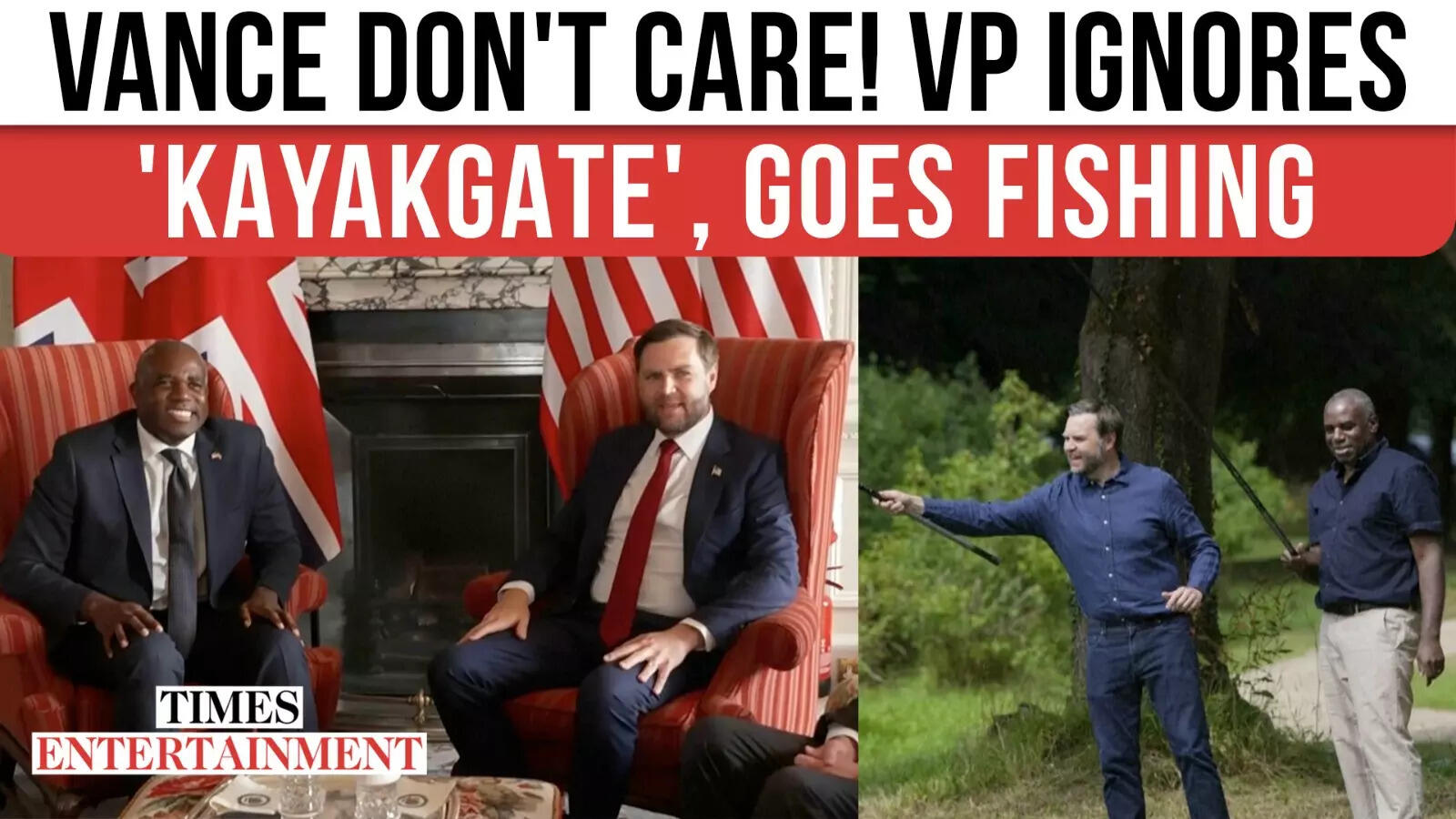What 'Kayakgate'? JD Vance Goes Fishing In UK, Unbothered By Ohio River ...