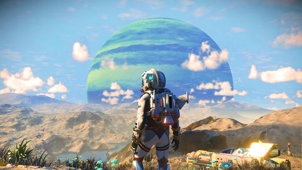 Este jugador de No Man's Sky se ha propuesto conectar todas las galaxias como si fuese Sam ...