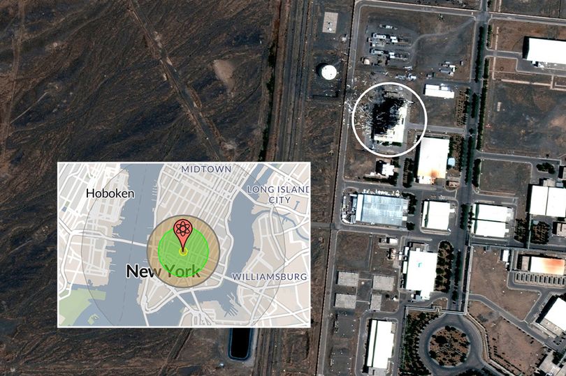 Terrifying maps show nuclear fallout damage from potential Iranian ...