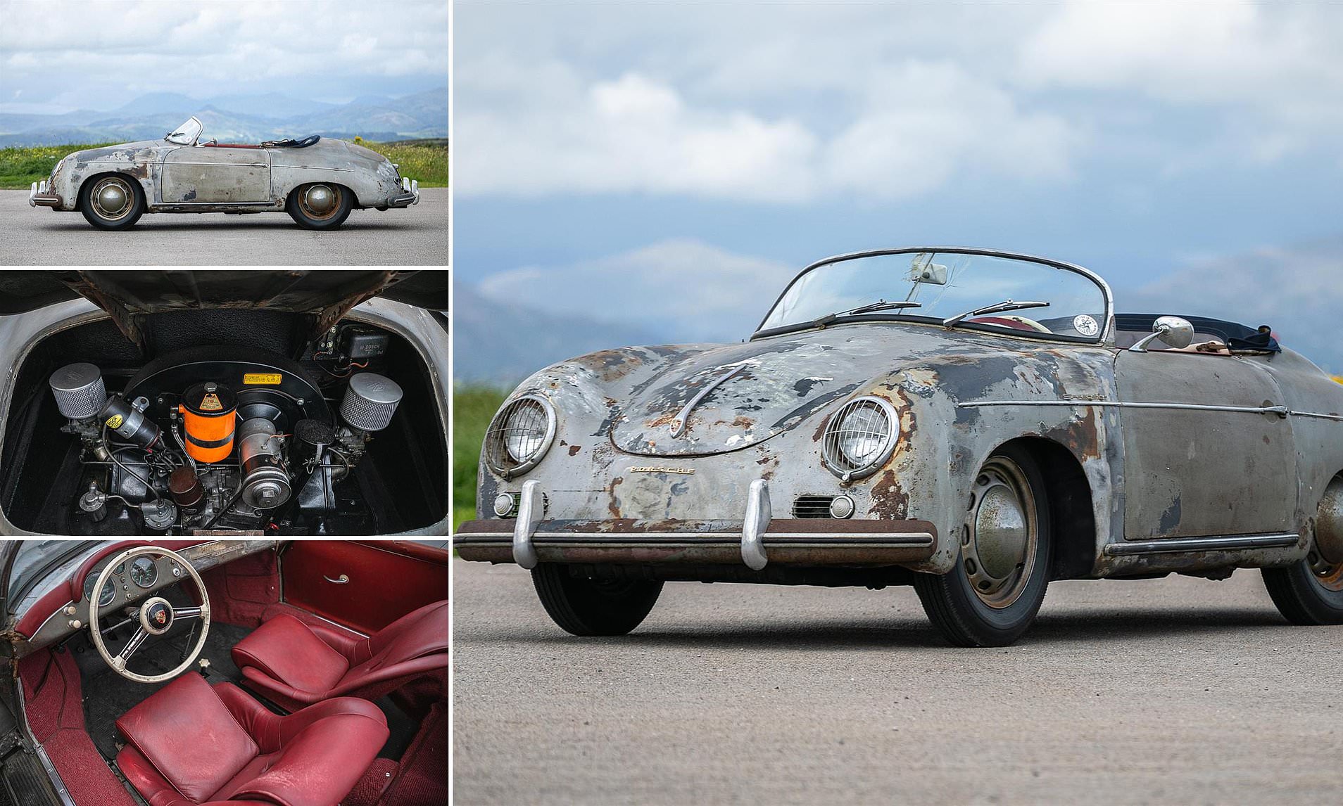 Rusting Porsche left 60 years in a barn now tipped to sell for £400,000
