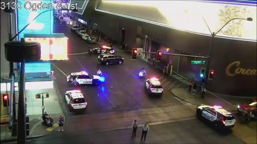 Pedestrian dead in suspected DUI crash in downtown Las Vegas