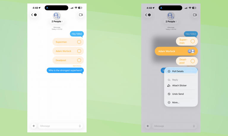 iOS 26 lets you create polls in iMessage — here's how to create your own