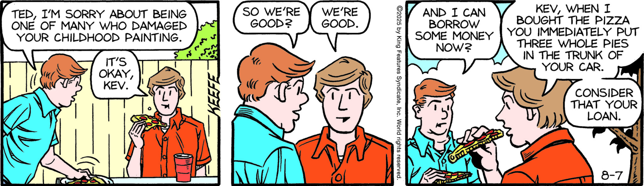 Sally Forth by Francesco Marciuliano; drawn by Jim Keefe