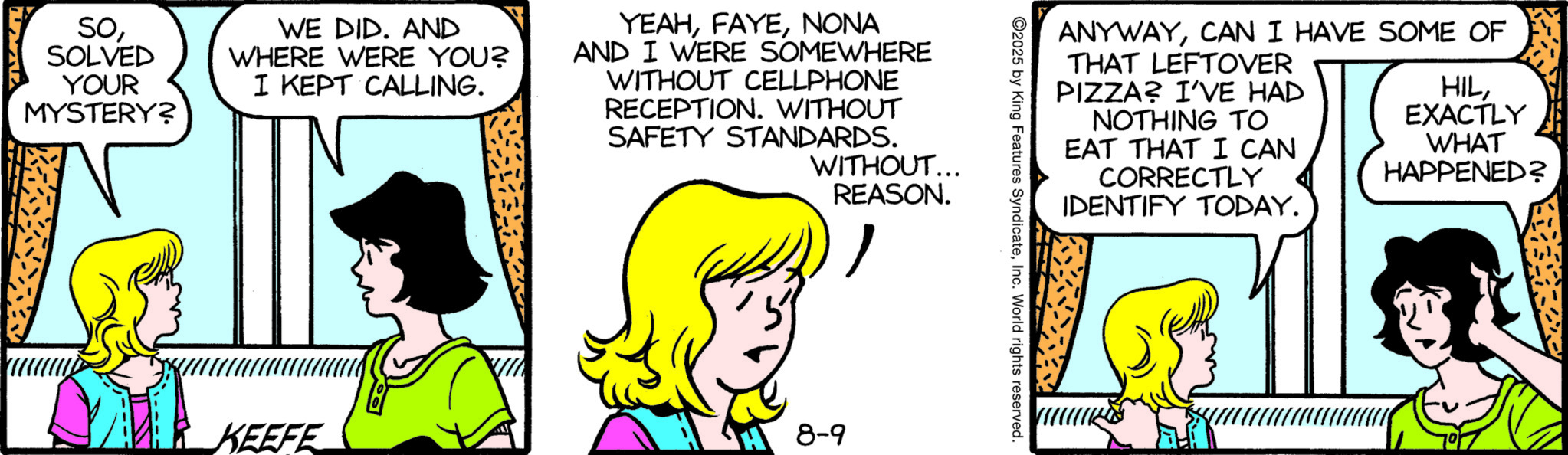 Sally Forth by Francesco Marciuliano; drawn by Jim Keefe