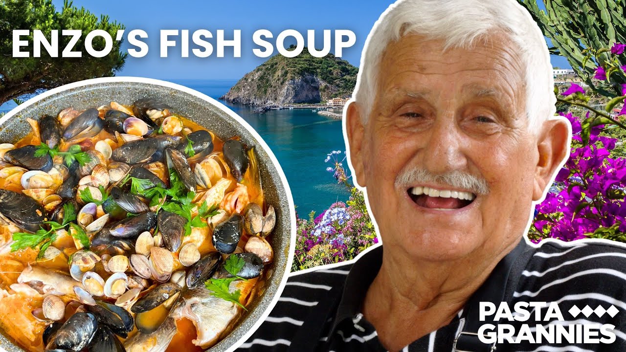 90-Year-Old Enzo Makes Mediterranean Seafood Soup