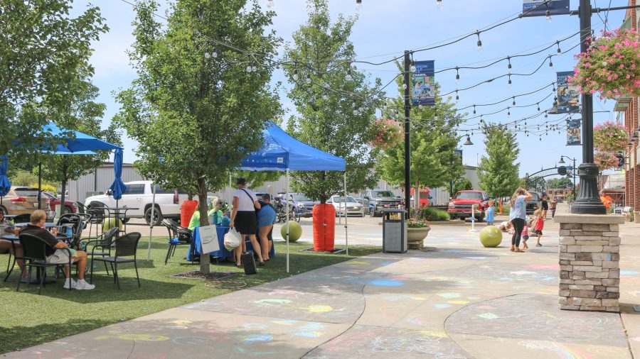 Chalk art competition in Hudsonville for kids and adults