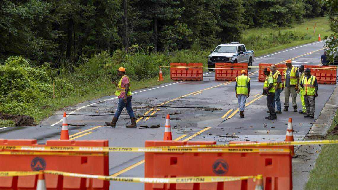 Why will it take so long to reopen a busy road in Apex after last week ...