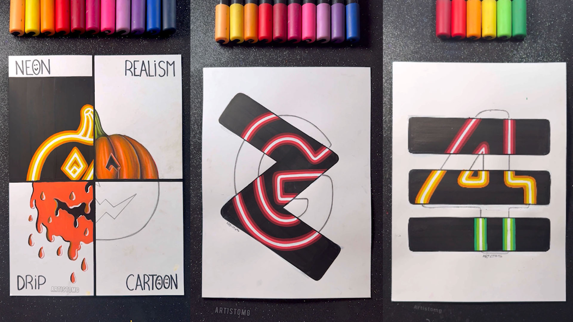 Creative intersections of style and form in visual art