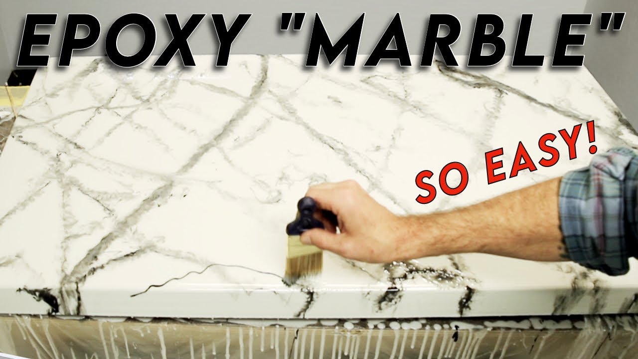 How I Created Marble with Epoxy Resin — DIY Style