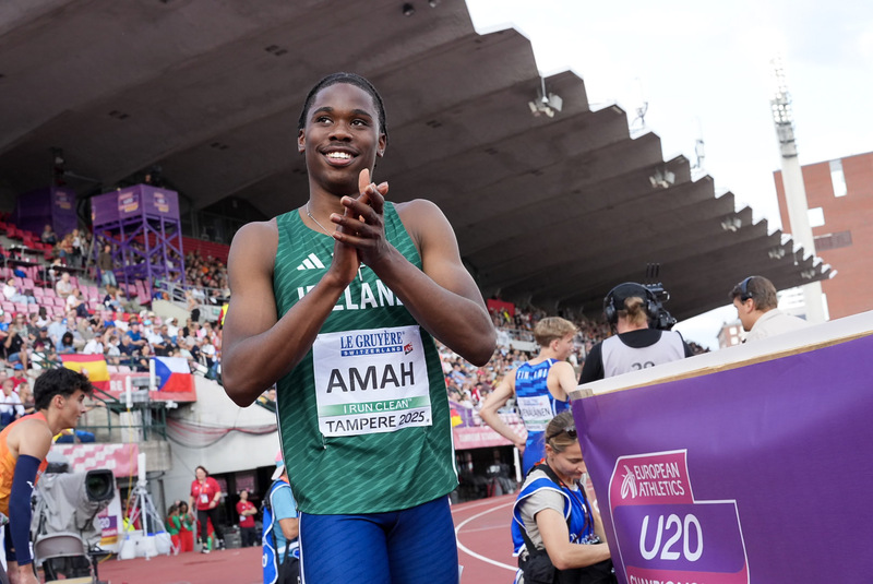 Ireland's Conor Kelly wins European U20 400m gold