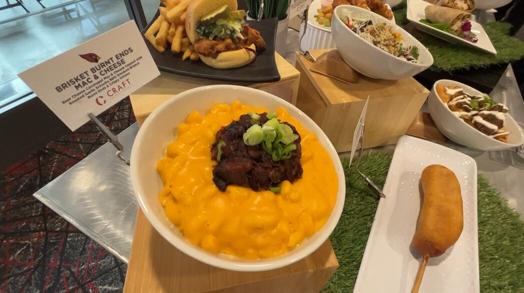 Arizona Cardinals unveil food offerings at State Farm Stadium for 2025
