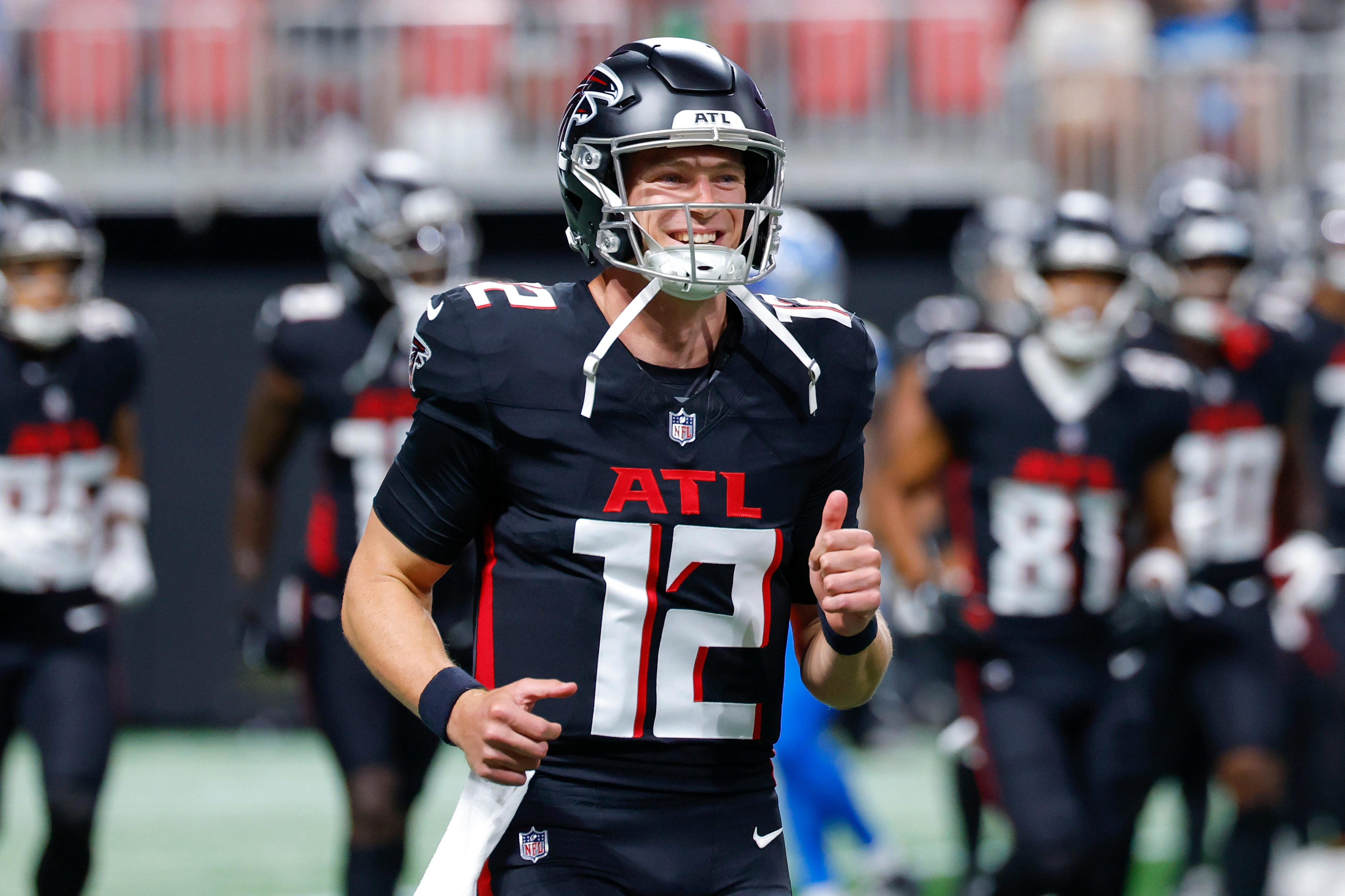 Falcons release third-string QB Easton Stick in surprise move