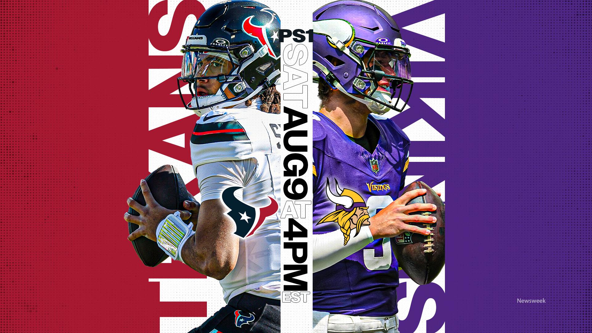 How to Watch Texans vs Vikings: Live Stream NFL Preseason, TV Channel
