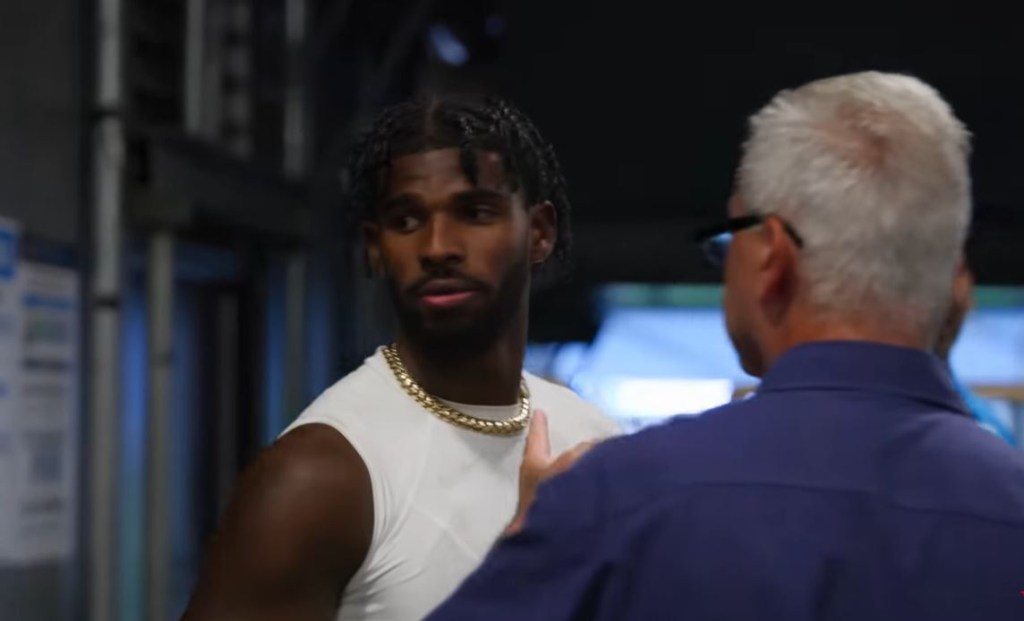 Shedeur Sanders confronts Browns beat reporter over ‘negative stuff ...