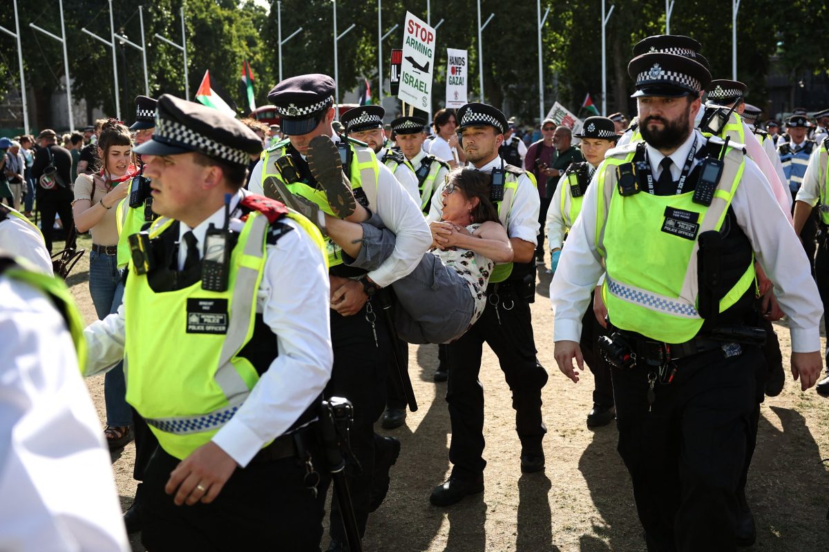 Police arrest over 470 people at protest in support of Palestine Action