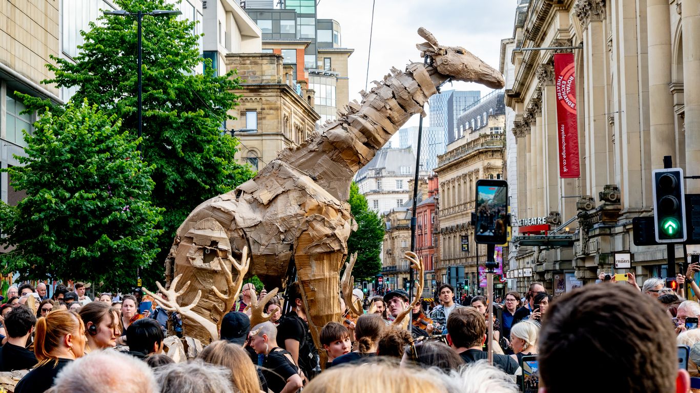 Life-size puppet animals trek more than 12,400 miles in climate action ...