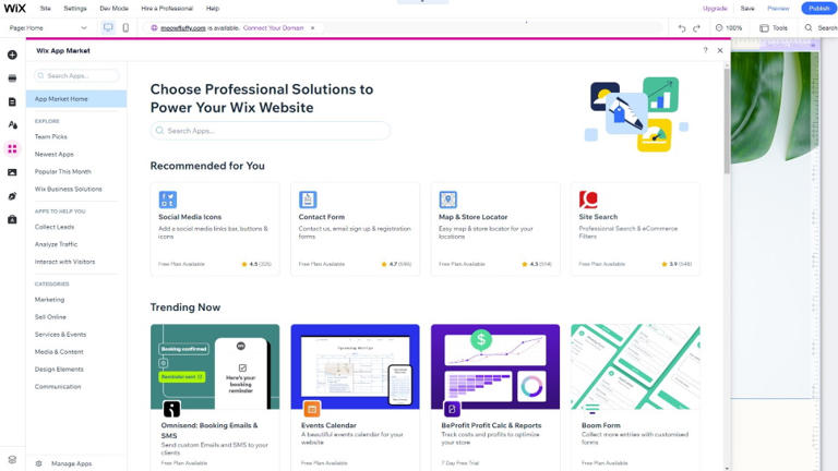 How to build a website using Wix
