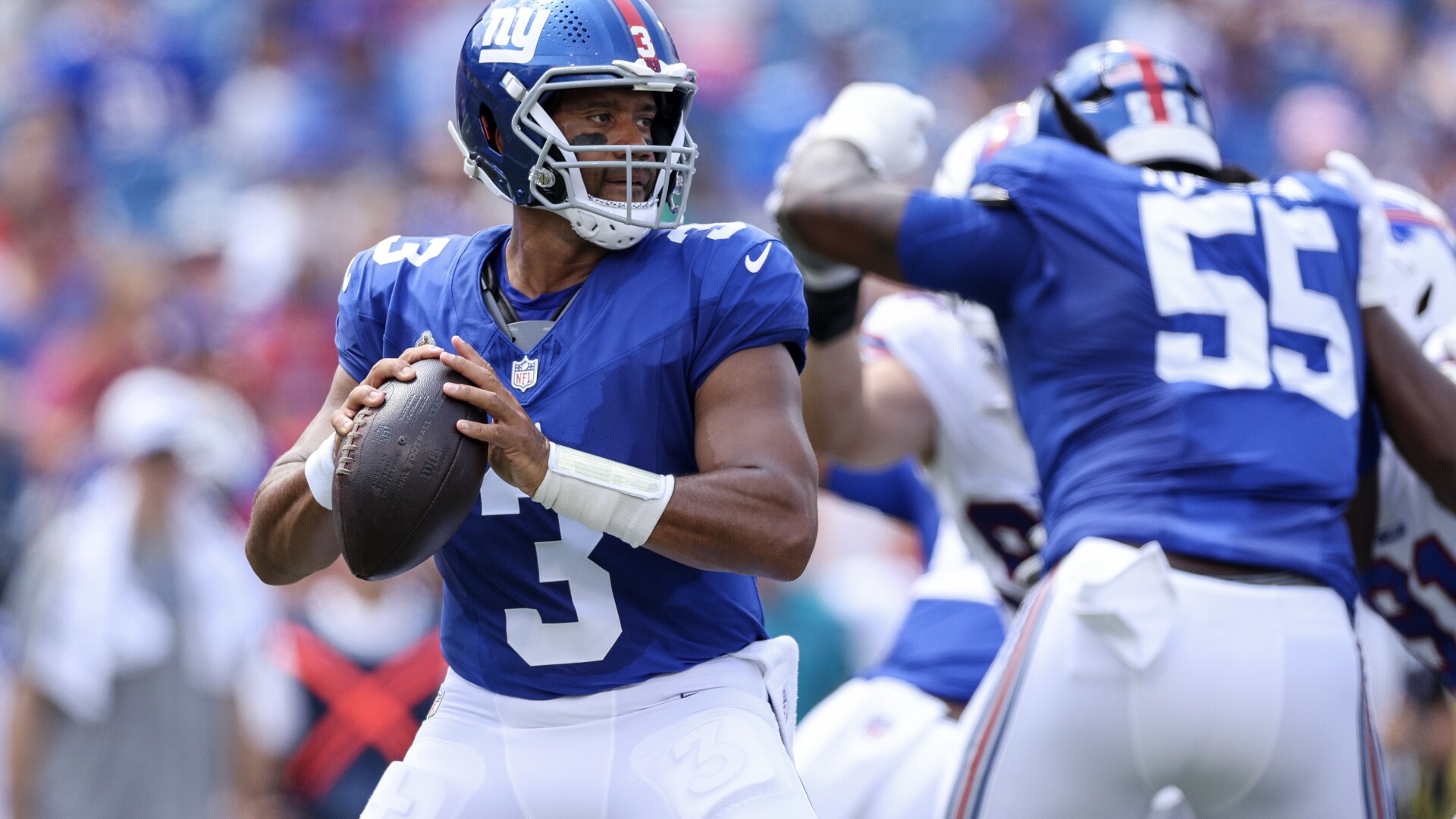 Russell Wilson leads Giants to a field goal on his only drive in ...