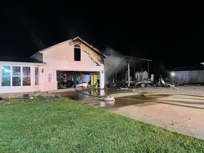 Fire destroys family garage in Coffee County