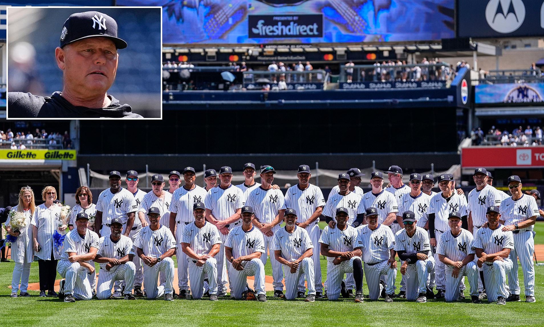 Yankees legend hospitalized by freak injury at old-timer's day, ex ...