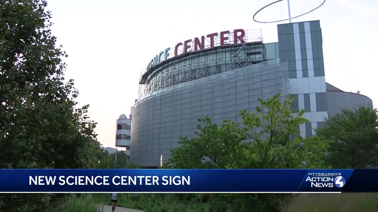 Carnegie Science Center new signage