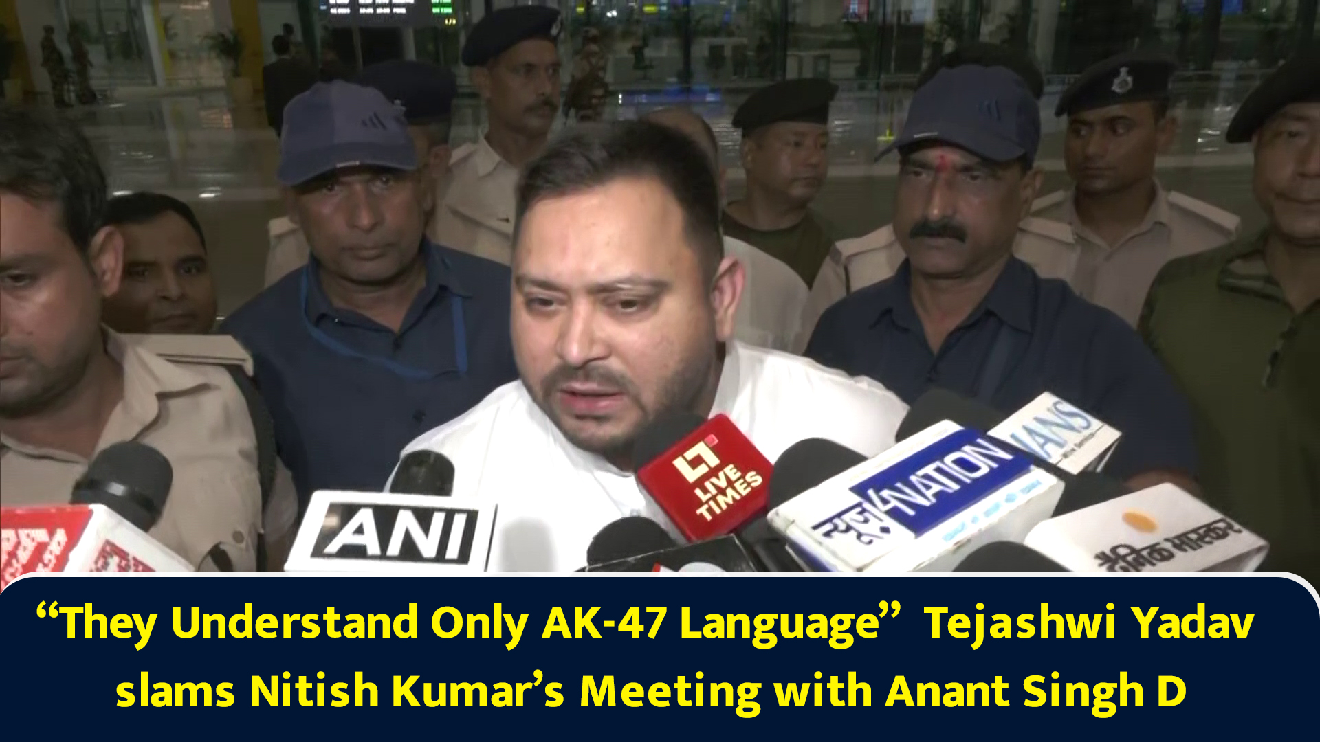 “They Understand Only AK-47 Language” Tejashwi Yadav slams Nitish Kumar ...