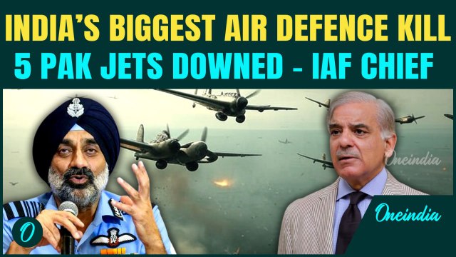 India DESTROYED 5 Pakistani Jets During OP Sindoor | Air Chief Confirms ...
