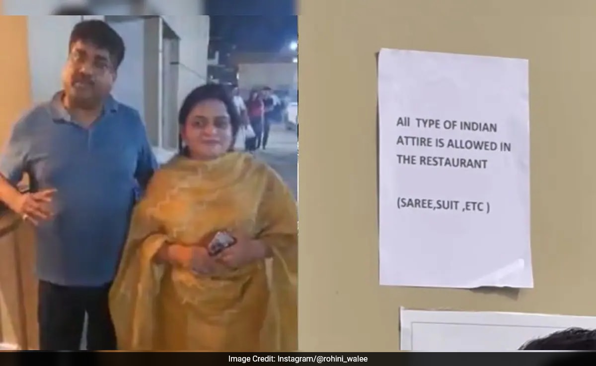 Delhi Restaurant Plasters 'All Indian Attire Allowed' Sign After Severe ...