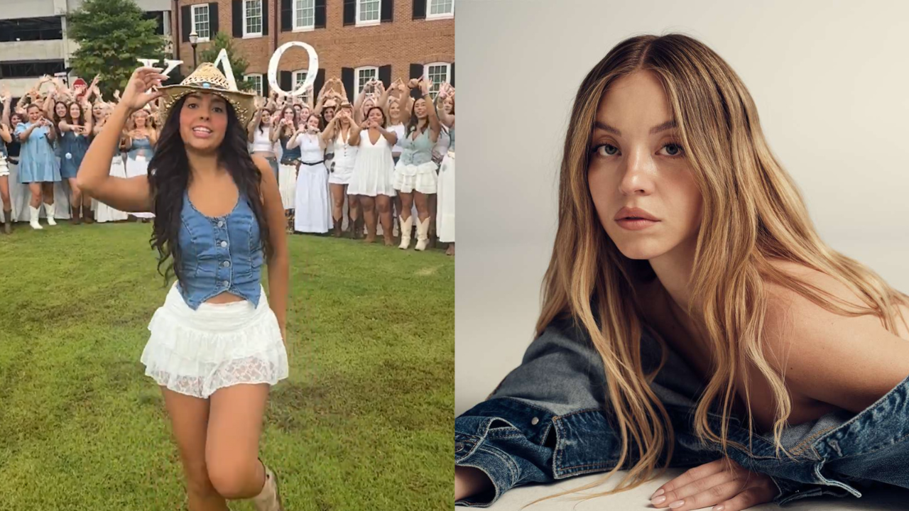 Sydney Sweeney's Good Jeans Ad Is Now A Viral Sorority Trend In The US