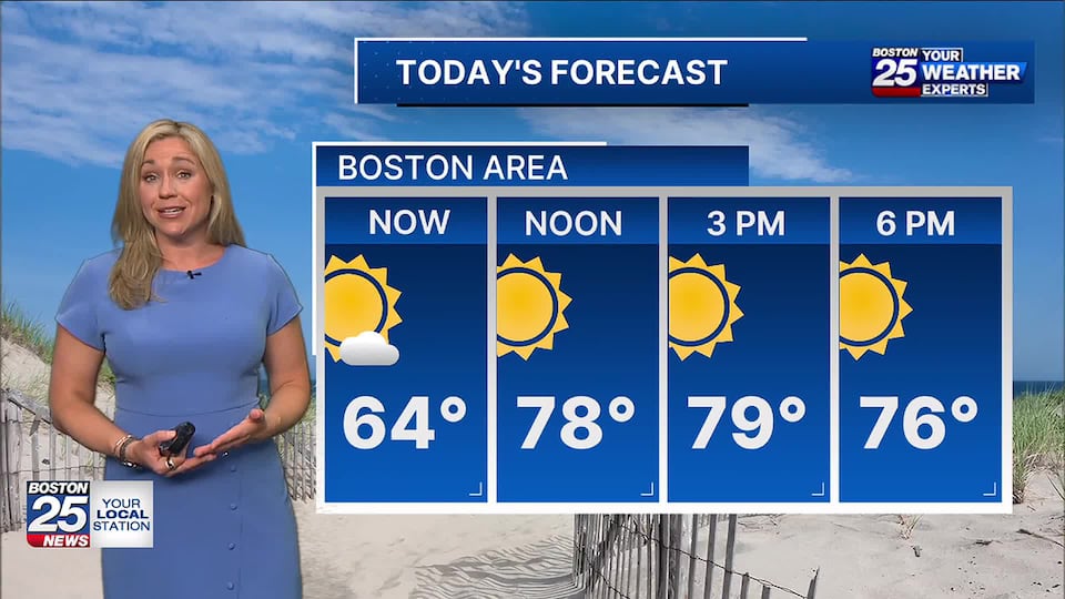 Boston 25 Saturday morning weather