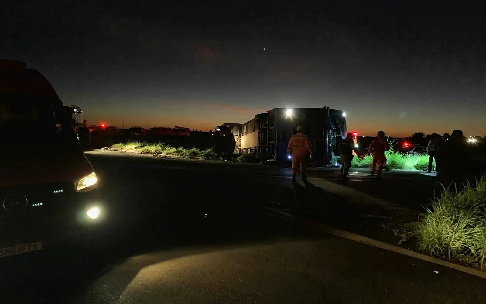 11 dead, 45 injured after bus collides with truck in Brazil