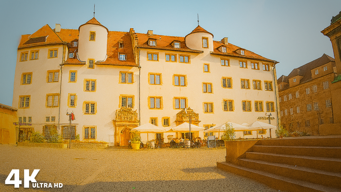 Promenade matinale à Stuttgart – Scènes urbaines en Allemagne un ...