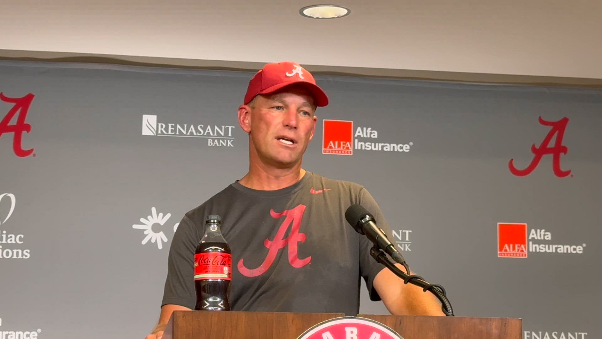 How did Alabama's RBs look in the first fall scrimmage?