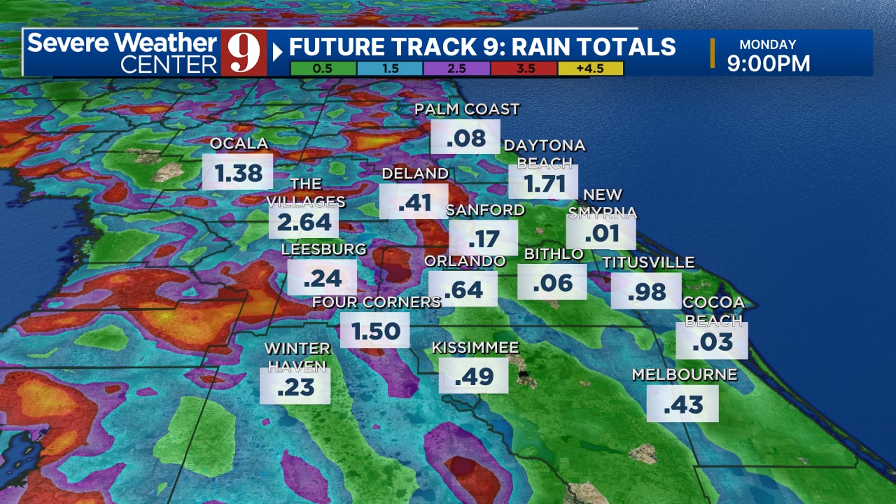 Rain persists across Central Florida today with potential for heavy ...
